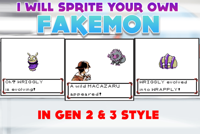 Create a sprite of your fakemon by Nelsinios | Fiverr