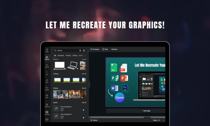 Transform, enhance, and recreate your graphics using canva by Kentemman ...
