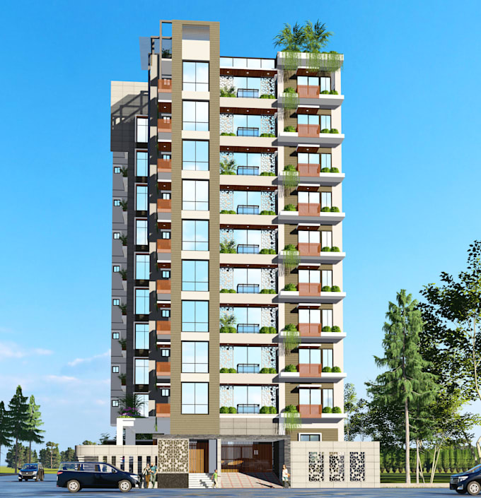 Do 3d architectural visualizations by Rashedanishi | Fiverr