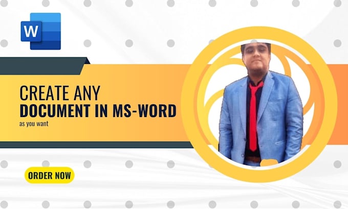 Create, edit, format, ms word document by Awais_1datantry | Fiverr