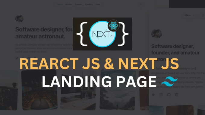 Landing Pages React Typescript With Tailwind Css By Tariqbinjavaid Fiverr