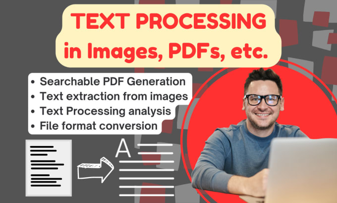 Text processing in images and searchable pdf generation by Javierbtech ...