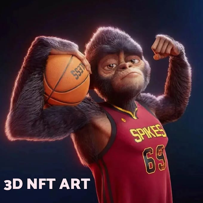 Do 2d 3d nft art design, nft art collection, nft cartoon and nft ...