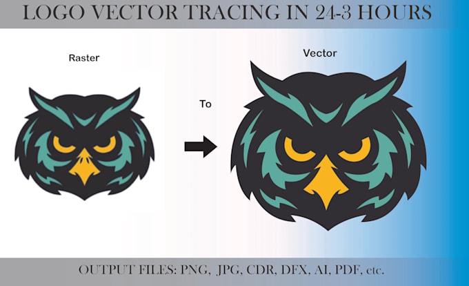 Design vector tracing logo by Natasha_jameel | Fiverr