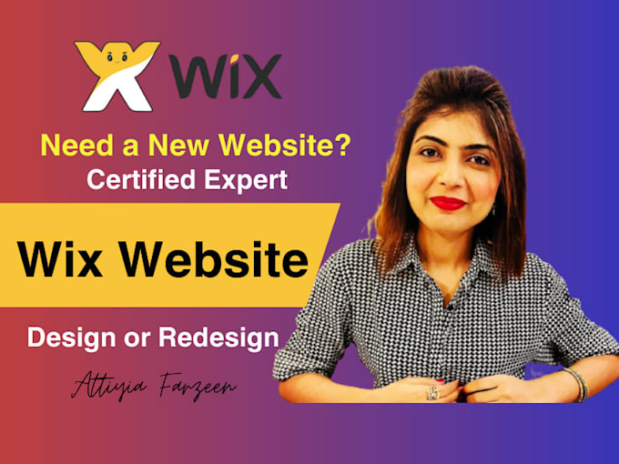 Design or redesign wix website for you by Attiyiafarzeen | Fiverr
