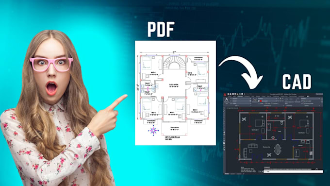Convert pdfs to autocad file dwg by Samramansoor999 | Fiverr