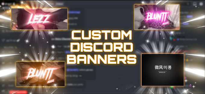 Create personal and server discord banners by Fwlezz | Fiverr