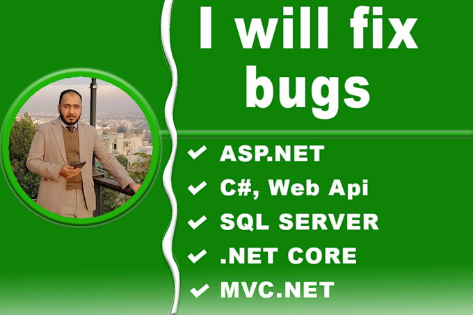 Fix bugs csharp dot net core and asp dot net by Zafar_kust | Fiverr