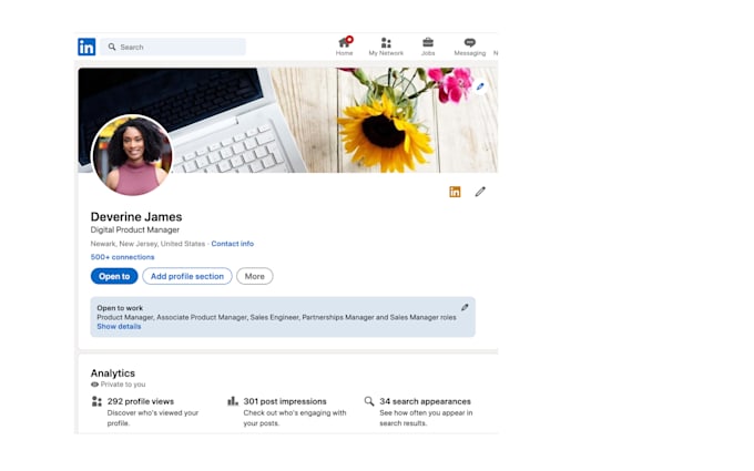 Optimize your linkedin profile by Deverinejames | Fiverr