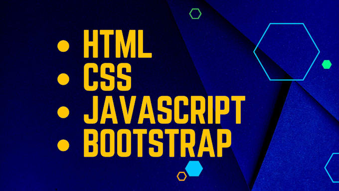 Do css, html, javascript and bootstrap by Cs_engr | Fiverr