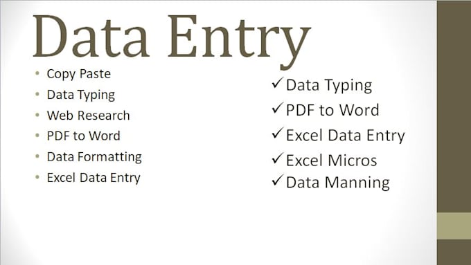 Do excel data entry, finding email, copy paste, web scraping by Krishnarawat200 | Fiverr