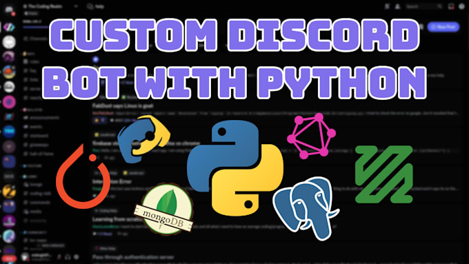 Make a custom feature rich discord bot with python by Midnightfirefly ...