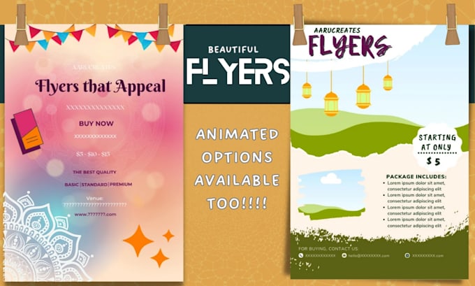 Design dynamic flyers that pop and give your brand an identity by ...