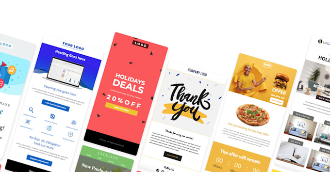 Professional email template design with html and css by Mattiurrehman66 ...