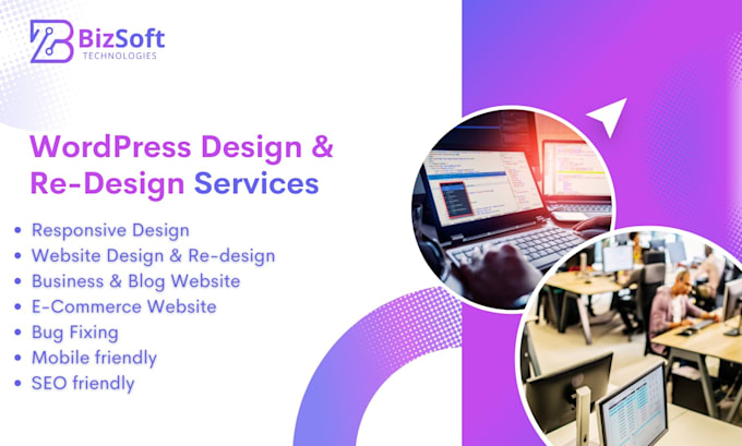Expertly design ,redesign wordpress website with elementor by Bizsoftechnolog | Fiverr