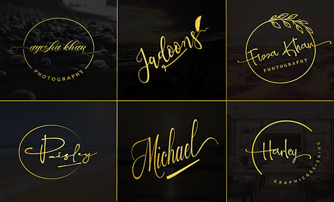 Design luxury signature, scripted and handwritten logo by Fizza_jadoon ...