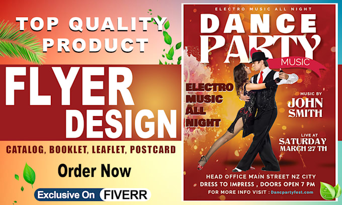 Create beautiful flyers posters and brochures by Fiverr_creation | Fiverr