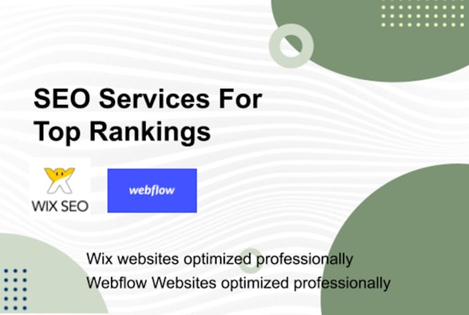 Optimize your wix and webflow seo for top google ranking by Creativemont | Fiverr