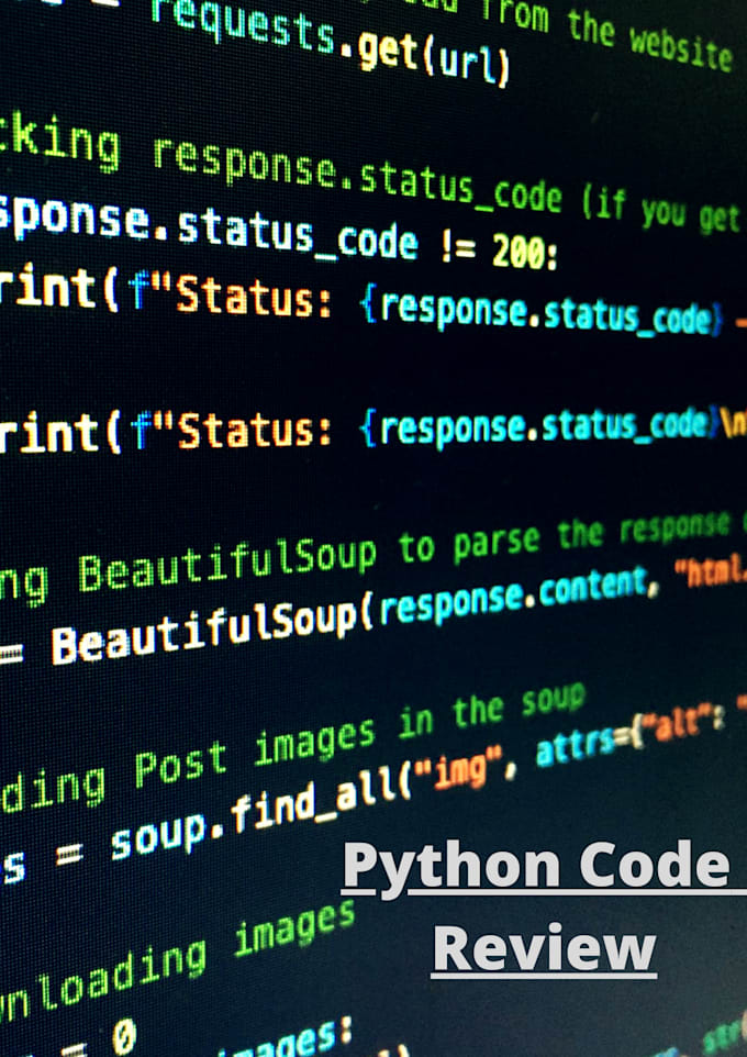 Review your python code by Ayoubbouallal | Fiverr Review your python code by Ayoubbouallal | Fiverr