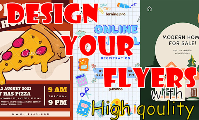 Amazing design your leaflet, flyer or poster within 10 hours by ...