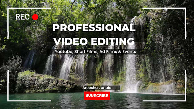 Do professional video editing for youtube and short films by Areeshajunaid | Fiverr