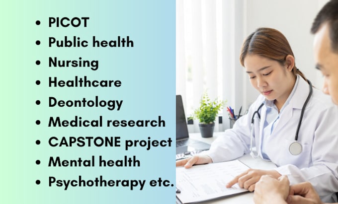 Do your nursing, public health, mental health, picot and capstone ...