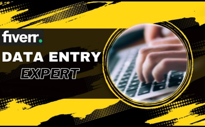 Do data entry, excel, typing, ms word typing, and copy paste by Rahilaniaz | Fiverr
