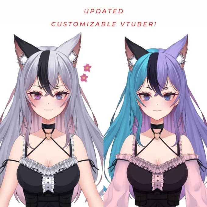 Draw live 2d model, vtuber model, vtuber rigging, face rig for vtube ... Draw live 2d model, vtuber model, vtuber rigging, face rig for vtube ...