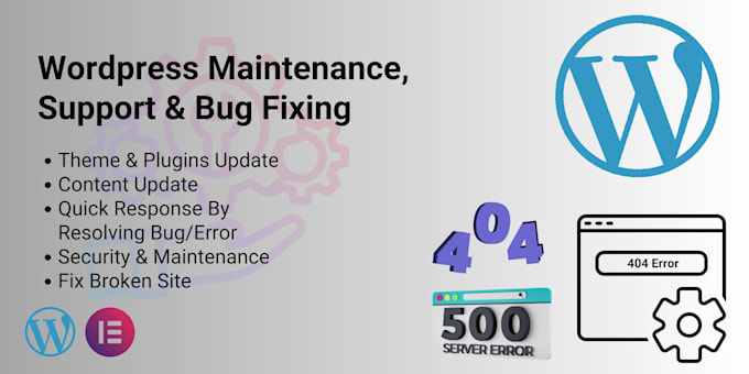 Do maintenance and bug fixing for your website by Netetechnology | Fiverr