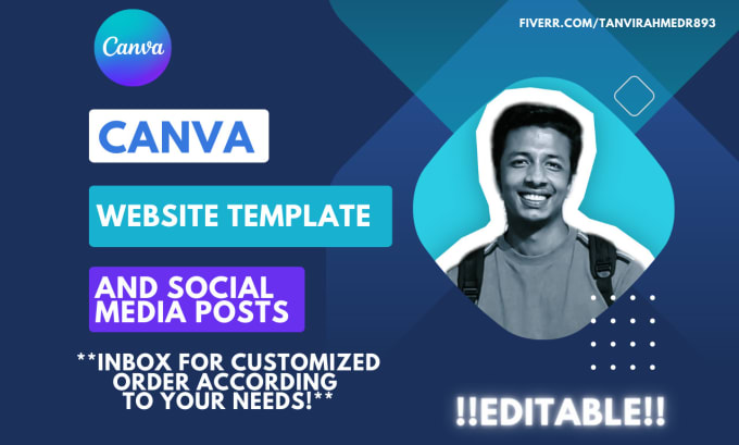 Design stunning web and graphic editable layouts using canva by ...