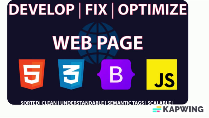 Fix Errors Of Your Html Css Bootstrap Code By Sheryar Karim1 Fiverr