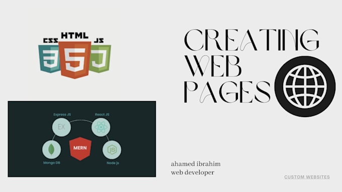 Your professional full stack web developer using node js by Ahamedibu | Fiverr