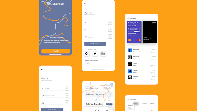 Design a wireframe and high fidelity ui with a prototype for mobile app ...