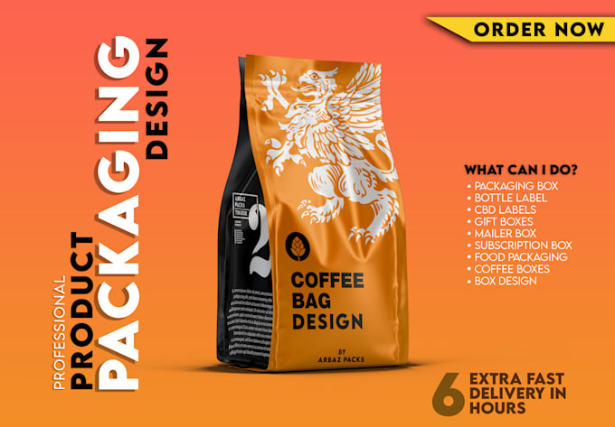 Create your product packaging design professionally by Arbazpacks | Fiverr