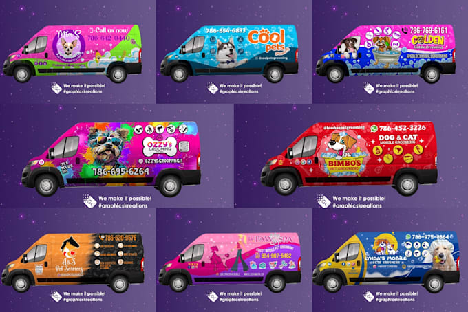 Design a eye catching van and food truck wrap by Gabo_velasquez | Fiverr