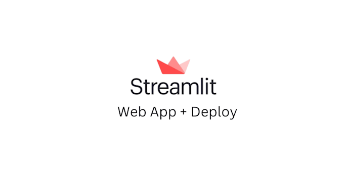 Create streamlit interactive web app by Bashir_alam | Fiverr