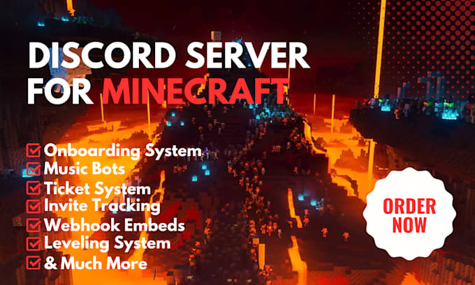 Setup the best minecraft discord server by Zuhaz_t | Fiverr
