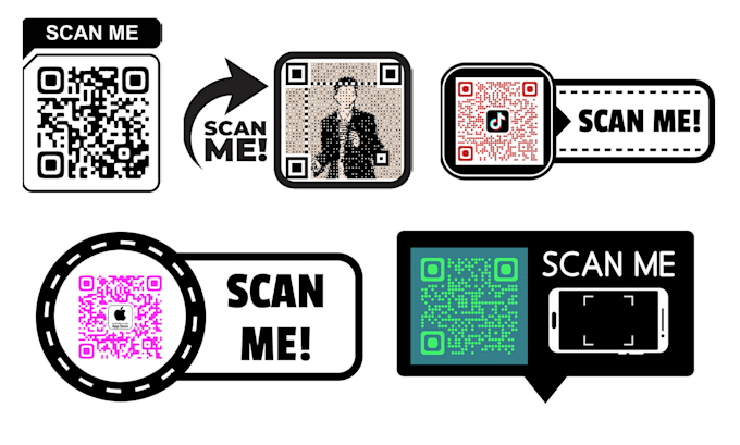 Make cheap, stunning, scanner friendly qr codes by Jkaynqol | Fiverr
