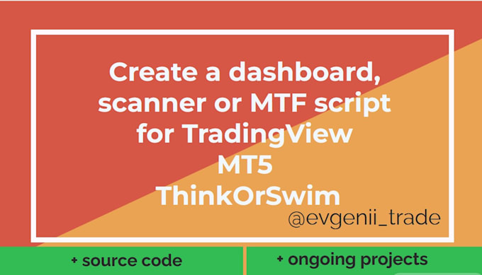 Create A Dashboard Scanner Or Mtf For Tradingview Metatrader And