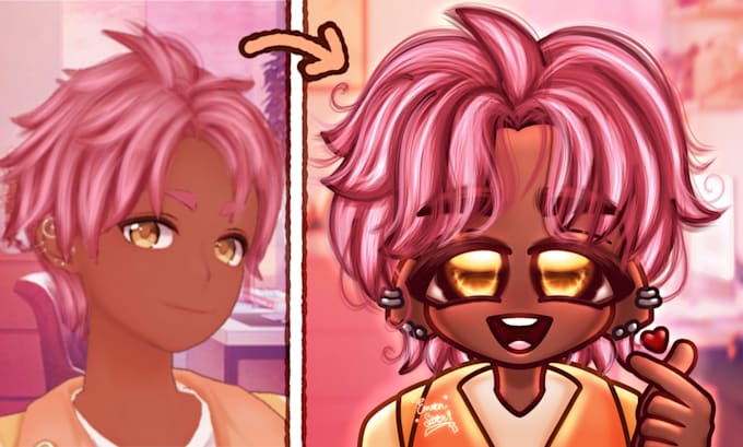 Draw a pfp of your oc, vtube or pngtube avatar by Emanstaar | Fiverr