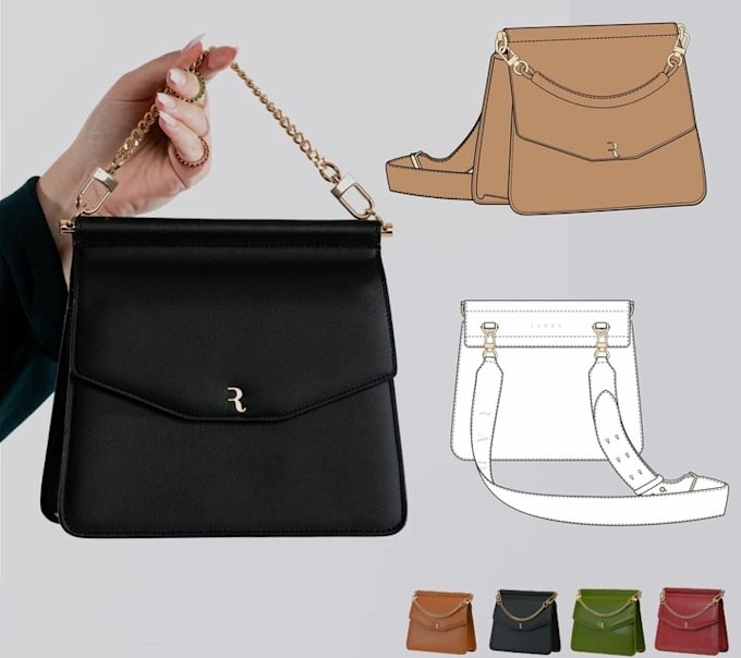 Detailed tech pack for any bags tote bags backpacks, and mylar bag ...