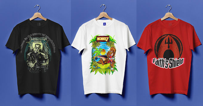 Create vintage retro, typography and custom t shirt design by ...