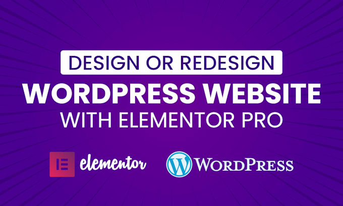 Design, revamp or redesign wordpress website with elementor pro by Altafarif00 | Fiverr
