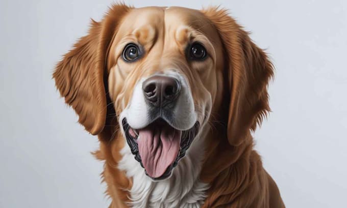 Create 3d render dog portrait using ai art by Aiworld09 | Fiverr