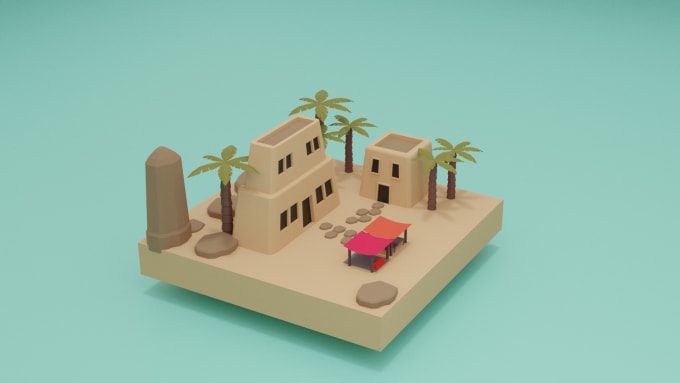 Design 3d low poly game assets by Dilutedeveloper | Fiverr