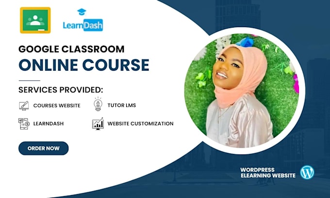 Create elearning, learndash, tutor lms, google classroom, online course ...