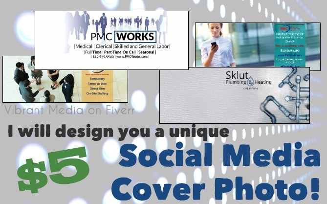 Create a cover photo for your page by Vibrantmedia | Fiverr