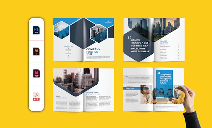 Design company profile digital brochure annual report booklet presentation pdf by Sajibpal12 ...