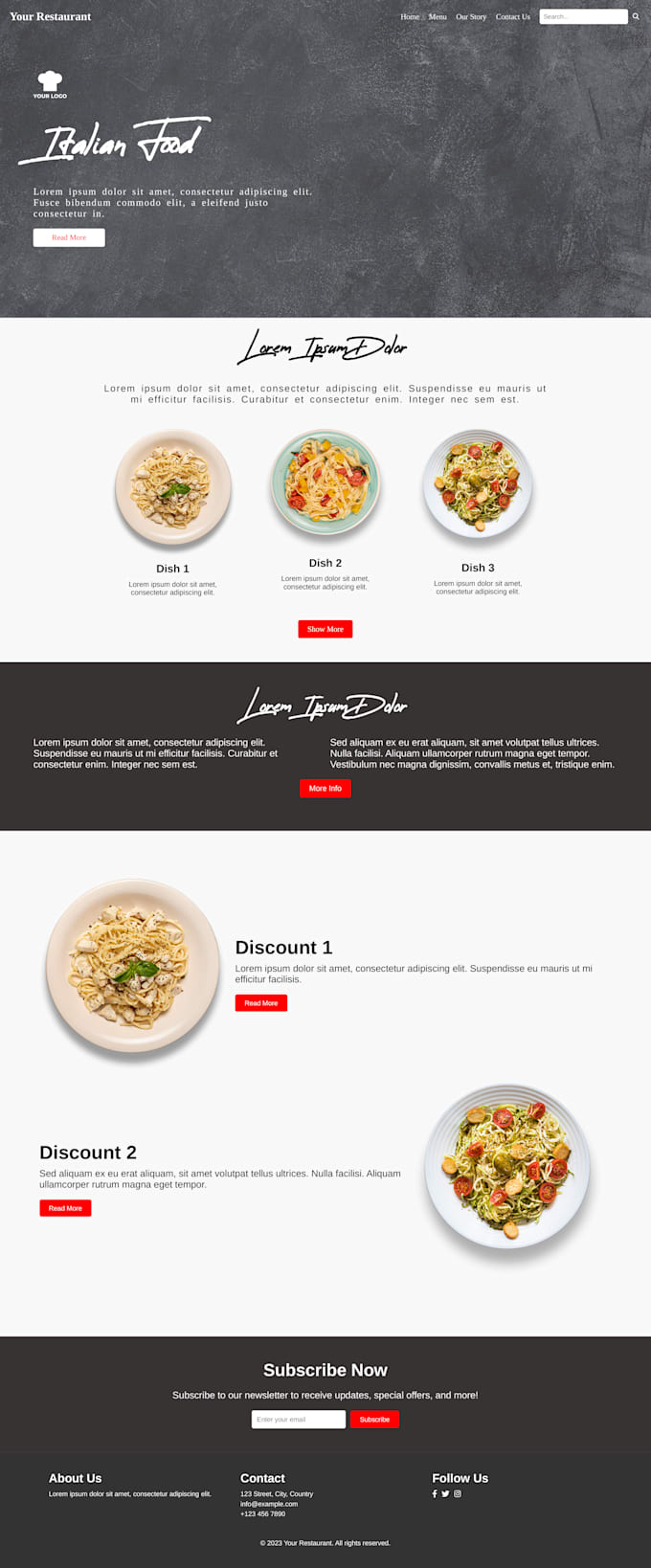 Create modern and responsive portfolio website by Tahmed0waelp | Fiverr