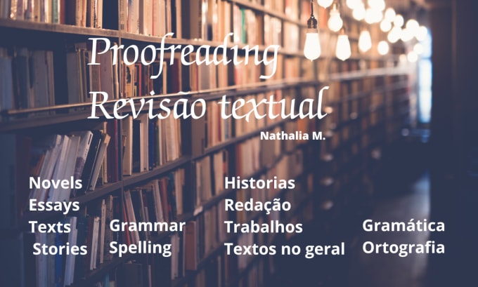 Proofread your texts, essays or stories by Nathaliamuller | Fiverr